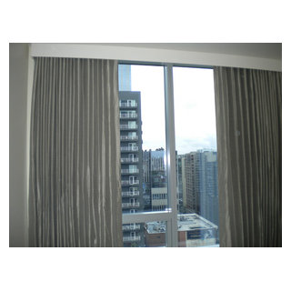 Ripplefold Drapery - Traditional - Living Room - Seattle - by Seattle ...