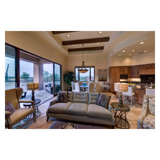 Ritz Carlton Residence Model - Transitional - Living Room - Phoenix ...