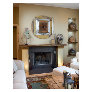 River House - Rustic - Living Room - Columbus - by Melaragno Design ...