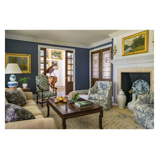 River House - Traditional - Living Room - Boston - by Sally Weston ...
