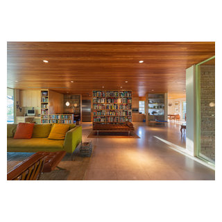 River Road House - Midcentury - Living Room - Austin - by Tom Hurt ...