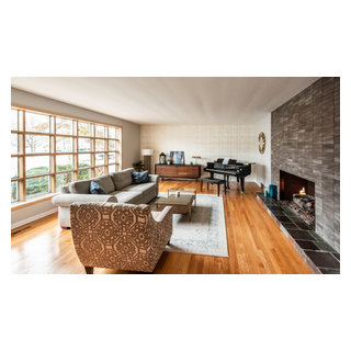 Riverside MCM Ranch Re-imagined - Retro - Salón - Chicago - de Liv ...