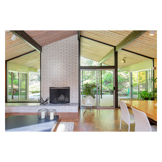 Robert Rummer Home - Midcentury - Living Room - Portland - by Stanley ...