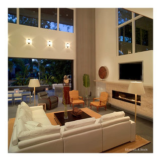 Rokop Homes -- Hawthorne Residence Living Room - Moderne - Salon ...