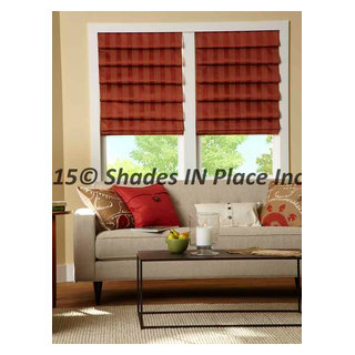 Roman Shades - Traditional - Living Room - Tampa - by Shades IN Place ...