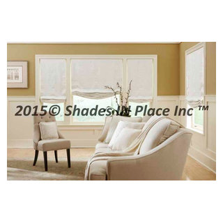 Roman Shades - Traditional - Living Room - Tampa - by Shades IN Place ...