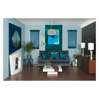 Room display at Ideal Home show spring 2016velvet sofa, velvelet ...