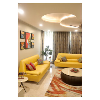 RUBIK'S CUBE HOUSE - Contemporary - Living Room - Delhi - by Woodcraft ...