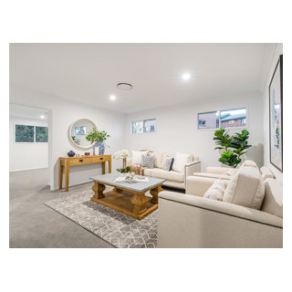 Rugby - Beach Style - Living Room - Brisbane - by Landmark Building ...