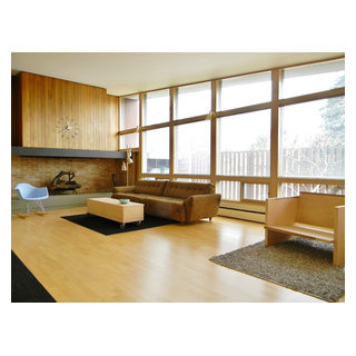 Rural Mid-Century Modern - Midcentury - Living Room - Seattle - by ...