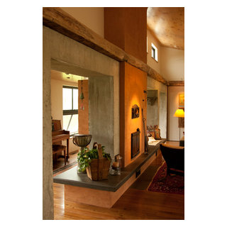 Russian Oven and Fireplace - Modern - Living Room - Other - by John ...