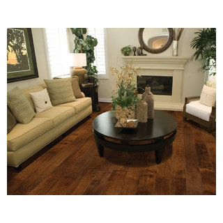 Rustic Birch Floors - Traditional - Living Room - Denver - by Denver ...