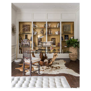 Saddle River, New Jersey, Library - Traditional - Living Room - New ...