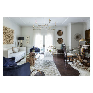 Saddle River, New Jersey, Library - Traditional - Living Room - New ...