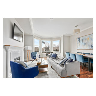 San Francisco Historical Building - Transitional - Living Room - Phoenix - by Tower Design ...