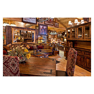 Santa Fe Ranch Western Furniture Store - Rustic - Living Room - Miami ...