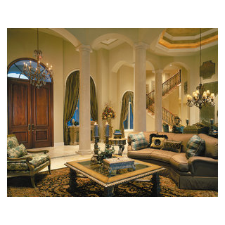 Sater Design Collection's 6933 "Dauphino" Home Plan - Mediterranean ...