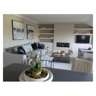 Scandi Style Lounge Renovation - Scandinavian - Living Room - Cheshire ...