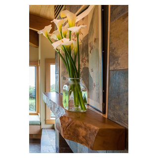 Sea Ranch Sculpture Point Fireplace - Contemporary - Living Room - San ...