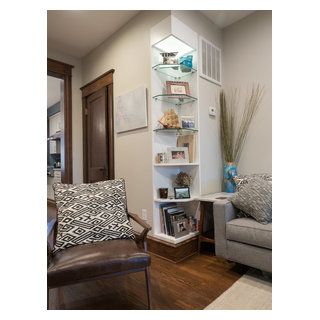 Seamless Corner Built-in - Contemporary - Living Room - DC Metro - by ...