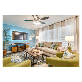 Sheraton Denton - Transitional - Living Room - Dallas - by Mission ...