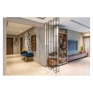 Signia Pearl - Contemporary - Living Room - Mumbai - by Akari Studio ...