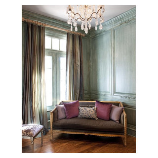 Sitting Room - Traditional - Living Room - Dallas - by CDA Interior ...