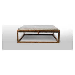 Slab Coffee Table Cornerstone Home Interiors - Living Room - Toronto ...
