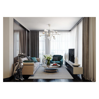 Small living room: 3D rendering - Living Room - New York - by ArchiCGI ...