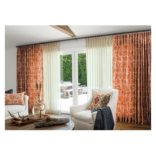 Smith & Noble Curtains & Drapery - Eclectic - Living Room - Los Angeles ...