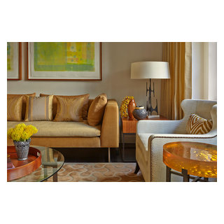 Soft Modern Manhattan Residence - Contemporary - Living Room - New York ...