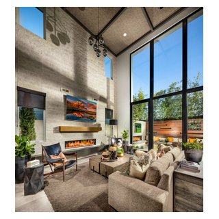 SOLEIL GREAT ROOM - Contemporary - Living Room - Orange County | Houzz