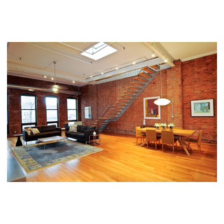 South Loop Loft - Industrial - Living Room - Chicago - by Modern ...