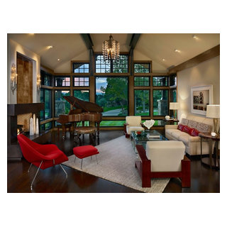 South Suburban - Contemporary - Living Room - Denver - by Cadre General ...