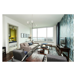 Southmore apartment - Modern - Living Room - DC Metro - by Inner Loop ...