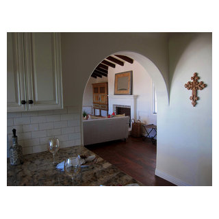 Spanish style Archway and Fireplace Mantel - Mediterranean - Living ...