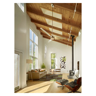 Spence House - Contemporary - Living Room - Philadelphia - by Metcalfe ...