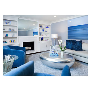 Split Level Modern Renovation - Modern - Living Room - New York - by ...