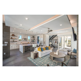 Stadium Home 2.0 at TIAA Bank Field - Modern - Living Room ...