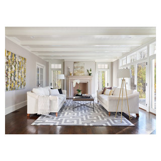 Standish Road - Transitional - Living Room - Boston - by Oak Hill ...