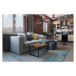 Studio Kitchen 3D Renderings - Modern - Living Room - Edinburgh - by ...