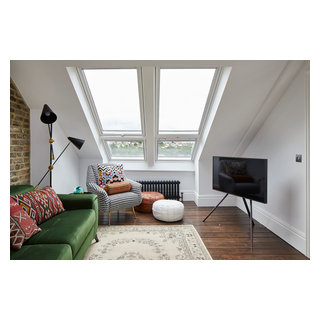 Stunning loft conversion, complete with balcony - Contemporary - Living ...