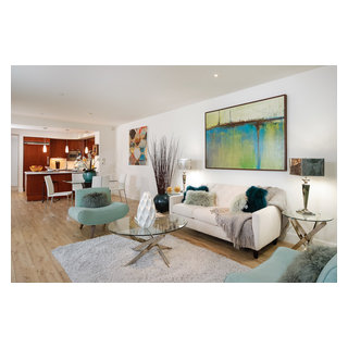 Styling on a Dime at 3000 the Plaza in Irvine - Modern - Living Room ...
