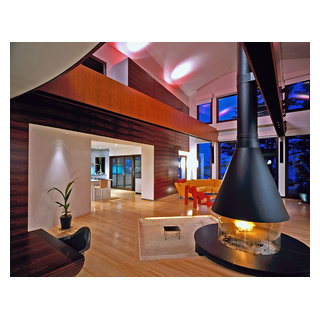 Symphonic House - Rustic - Living Room - San Francisco - by Hanawalt ...