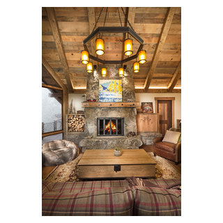 Tahoe Lakeview - Rustic - Living Room - Sacramento - by Welling ...