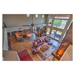 Talking Rock Ranch - Rustic - Living Room - Phoenix - by Capistrano ...