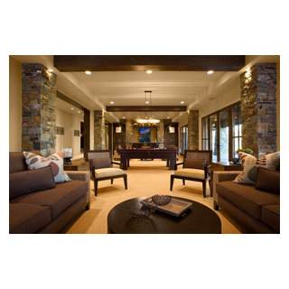 Talon's Crest - Rustic - Living Room - Salt Lake City - by Phillips ...