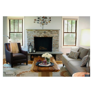 Tamara Heather Interior Design - Contemporain - Salon - Charlotte - par ...
