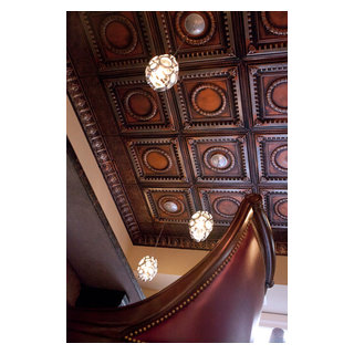 Tantalizing Tin Ceiling - Contemporary - Living Room - Tampa - by ...