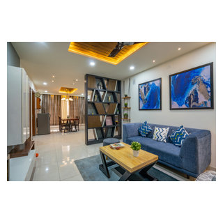 Tasko Model Flat 2 BHK - Modern - Living Room - Hyderabad - by Raja Akkinapalli Photography | Houzz
